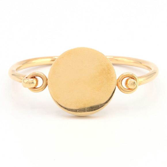 Celine | Jewelry | Celine Bangle Coin Gold Metal Bracelet Ladies | Poshmark